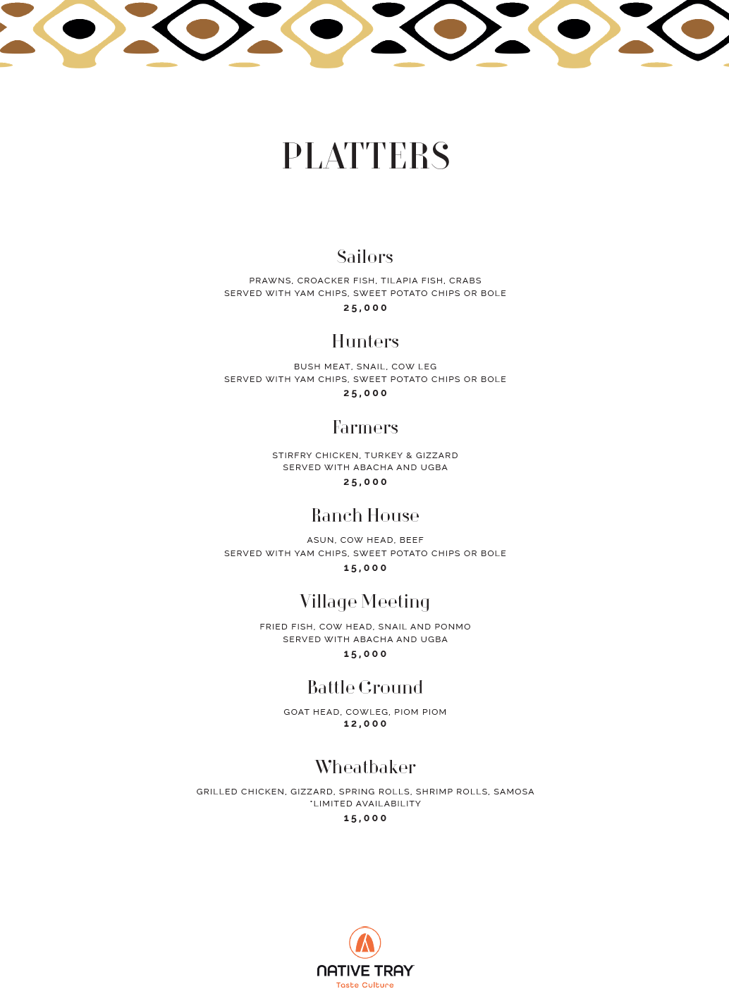 » PHCFoodMenu
